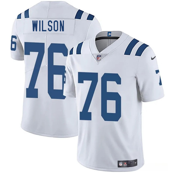 Indianapolis Colts #76 Jack Wilson White 2025 Vapor Limited Football ...
