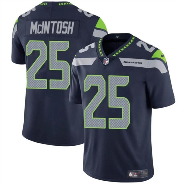 Seattle Seahawks #25 Kenny McIntosh Navy Vapor Limited Football ...