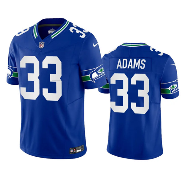 Seattle Seahawks #33 Jamal Adams Royal 2023 F.U.S.E. Vapor Limited ...
