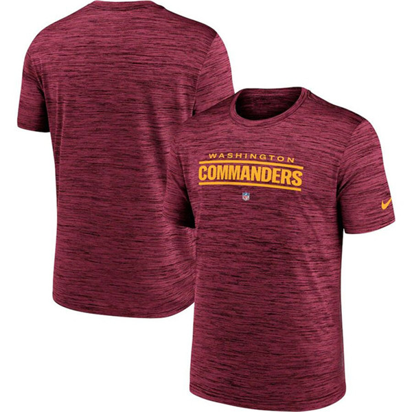Washington Commanders Burgundy Velocity Performance T-Shirt – ZSW eater ...