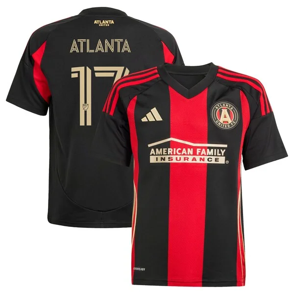 #17 Atlanta United FC adidas Youth 2025 The Connector Replica Player ...