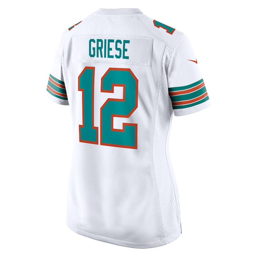 Bob Griese 12 Miami Dolphins Retired Jersey – White – Zpurifier.com ...