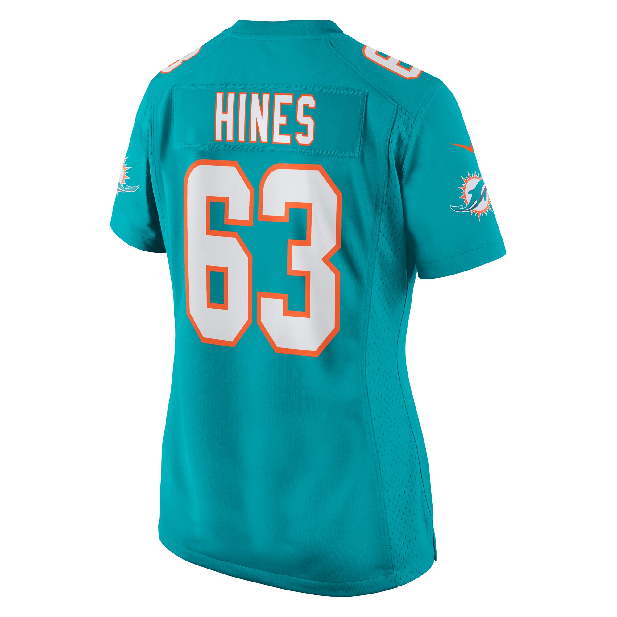Chasen Hines Miami Dolphins Team Game Jersey – Aqua – Zpurifier.com ...
