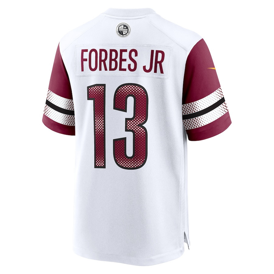 Emmanuel Forbes Jr 13 Washington Commanders Away Game Jersey – White ...