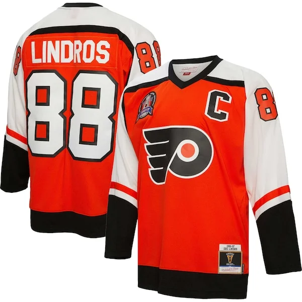 Eric Lindros Philadelphia Flyers Captain Patch 1996/97 Blue Line Player ...