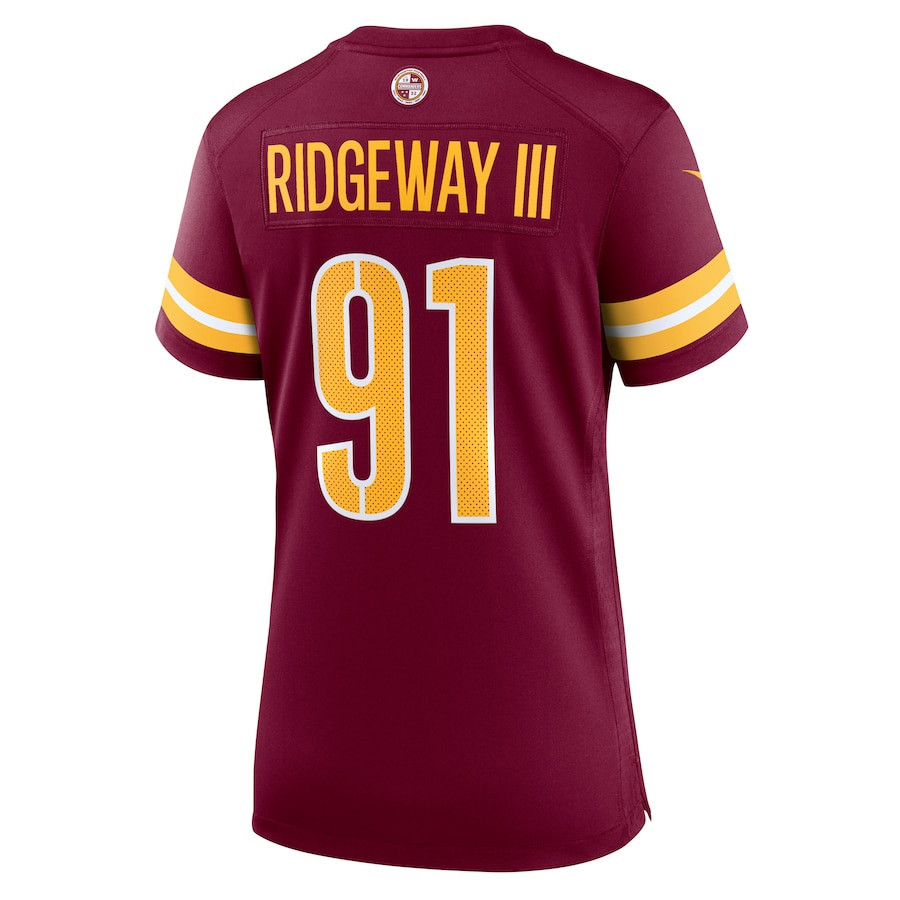 John Ridgeway 91 Washington Commanders Game Jersey – Burgundy ...