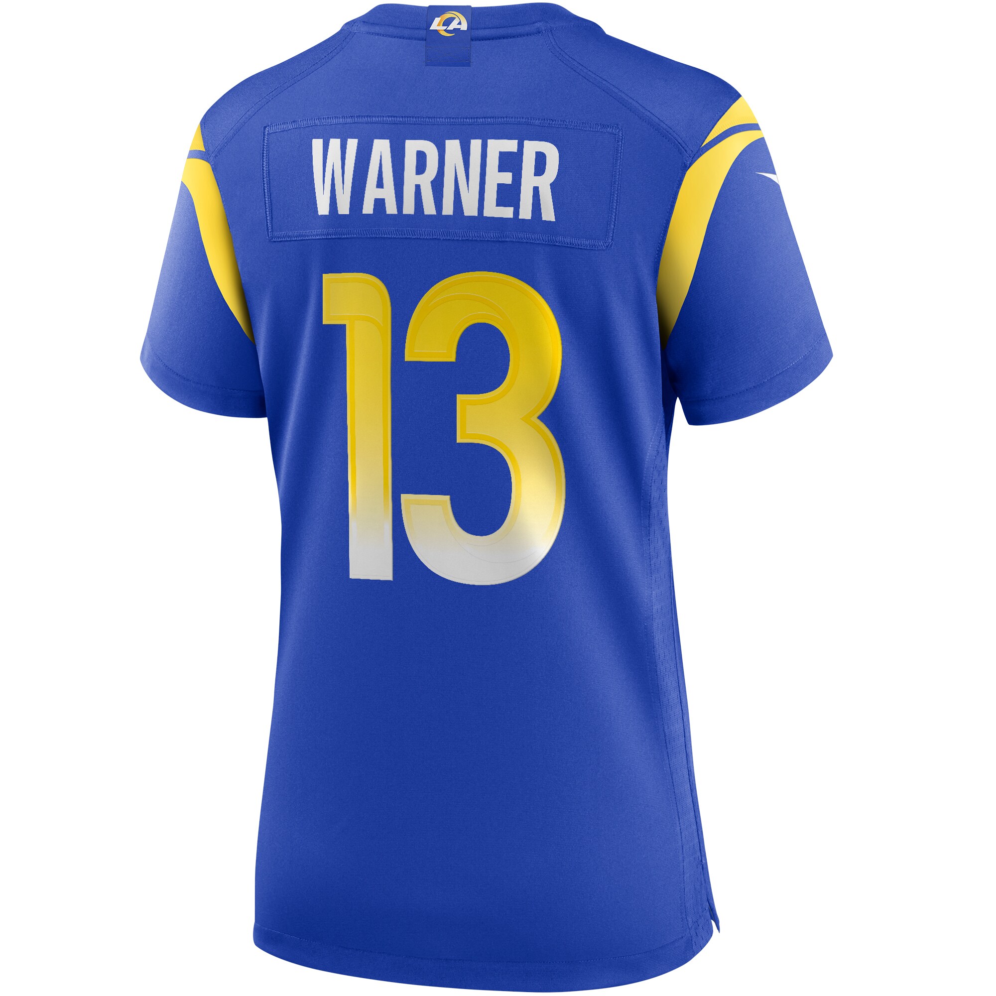 Kurt Warner Los Angeles Rams Game Retired Player Jersey – Royal ...