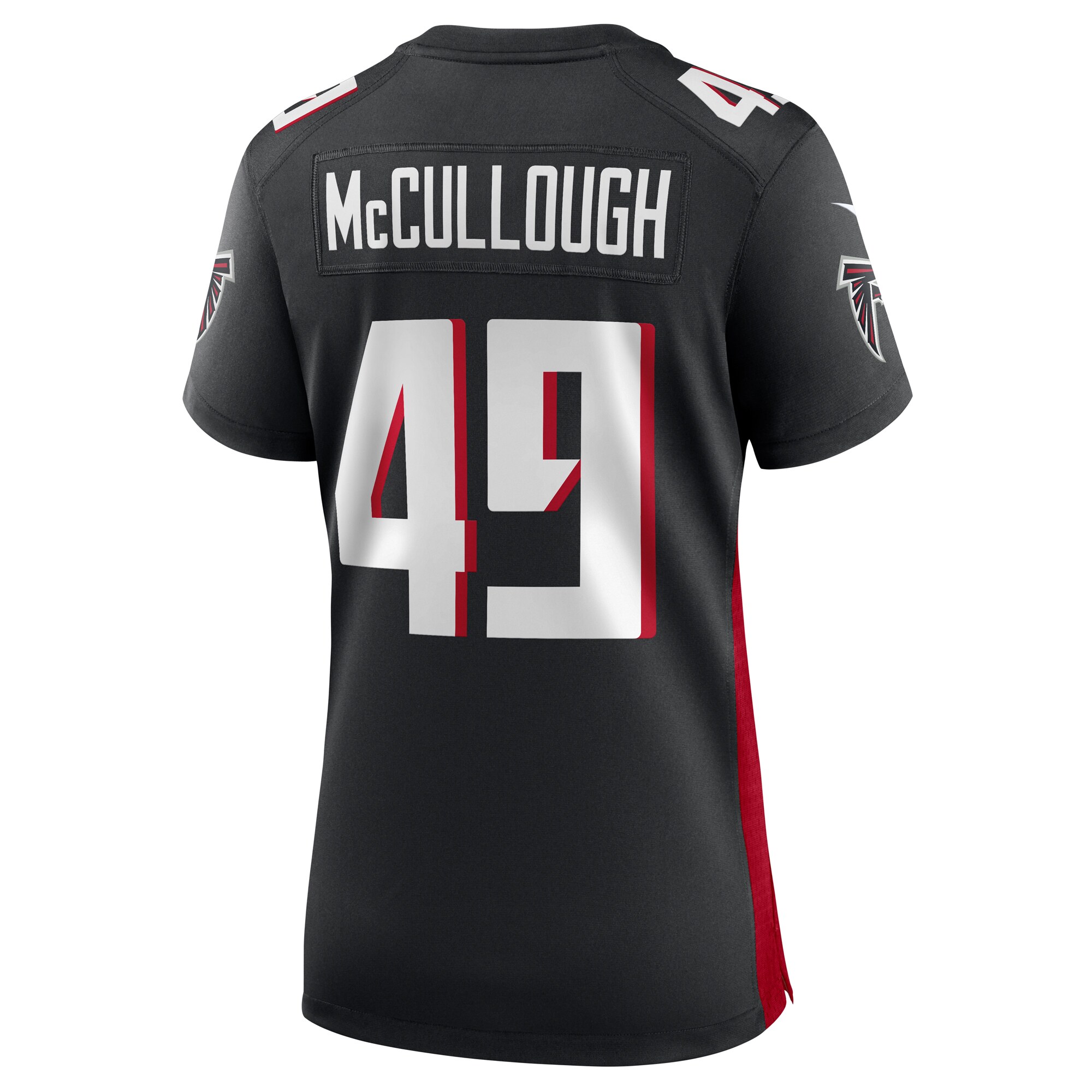Liam McCullough Atlanta Falcons Team Game Jersey – Black – Zpurifier ...