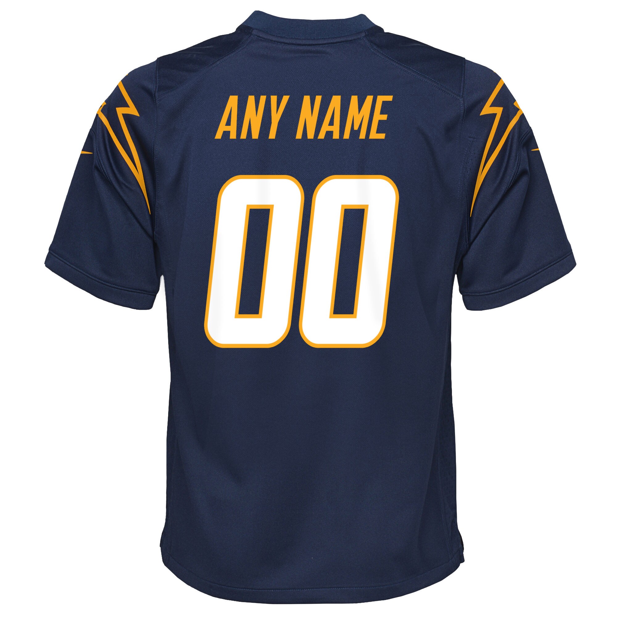 Los Angeles Chargers Alternate Custom Game Jersey – Navy – Zpurifier ...