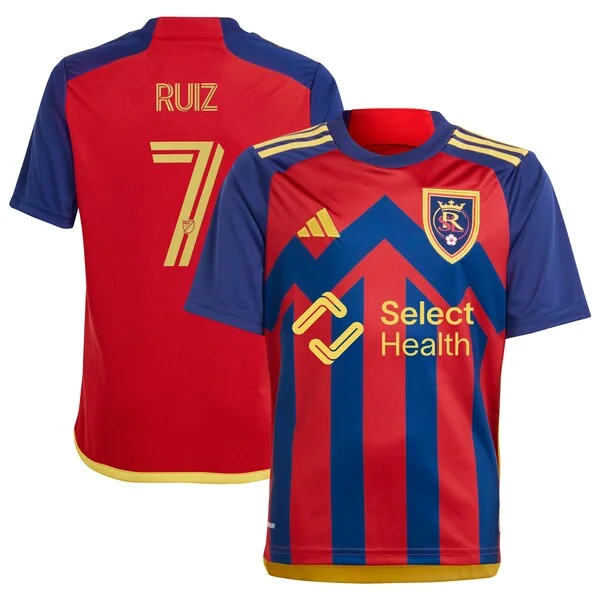 Pablo Ruiz Real Salt Lake adidas Youth 2024 Peak Utah Replica Player ...