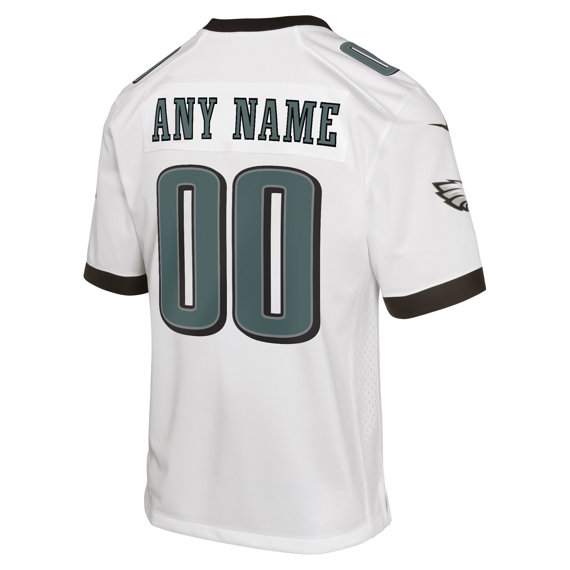 Philadelphia Eagles Custom Game Jersey – White – Zpurifier.com – Custom ...