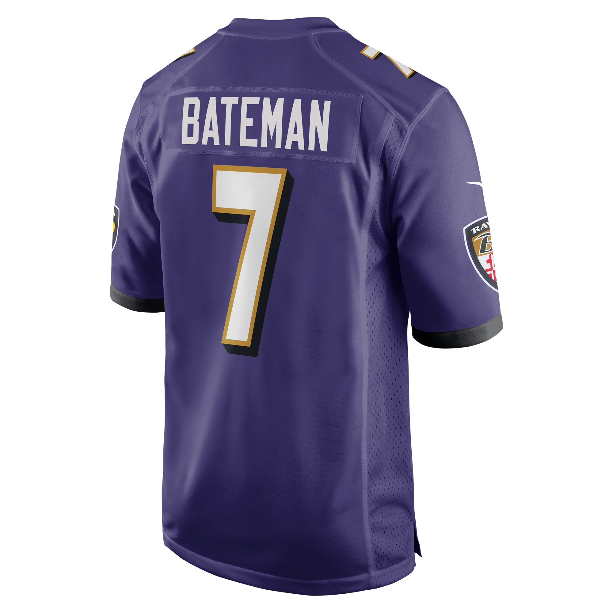 Rashod Bateman Baltimore Ravens Game Player Jersey – Purple – Zpurifier ...