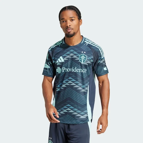 Seattle Sounders FC adidas 2025 The Salish Sea Kit Authentic Jersey ...