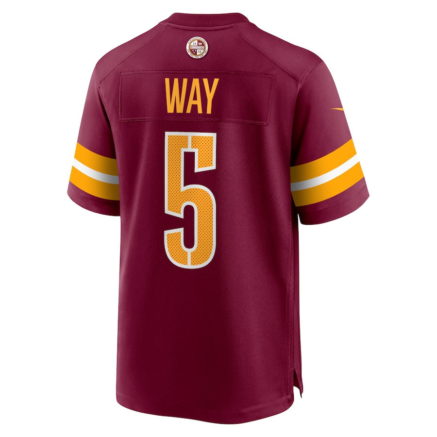 Tress Way 5 Washington Commanders Game Jersey – Burgundy – Zpurifier ...