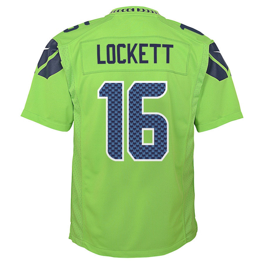 Tyler Lockett 16 Seattle Seahawks Game Jersey – Neon Green – Zpurifier ...