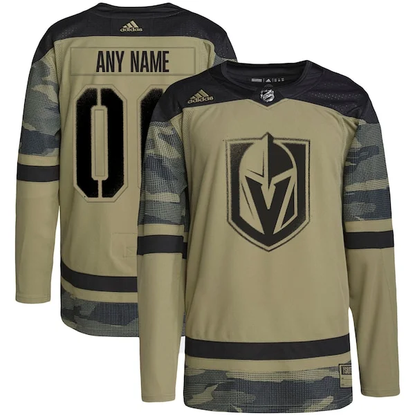 Vegas Golden Knights adidas Military Appreciation Team Authentic Custom ...