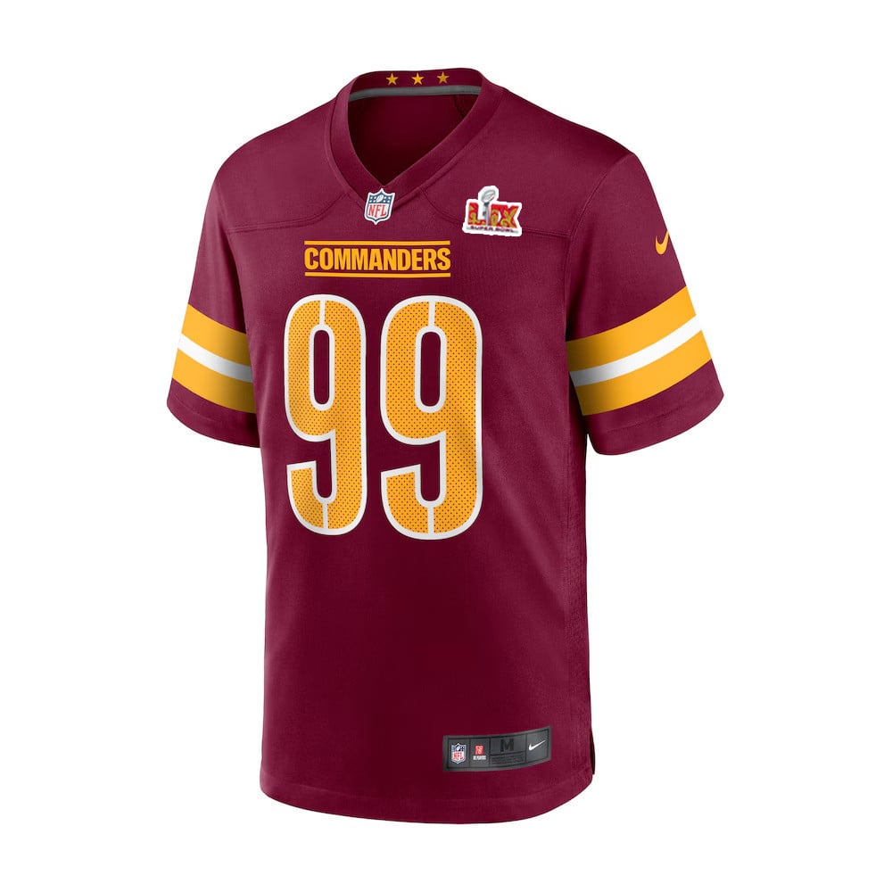 Clelin Ferrell #99 Washington Commanders Super Bowl LIX Jersey ...