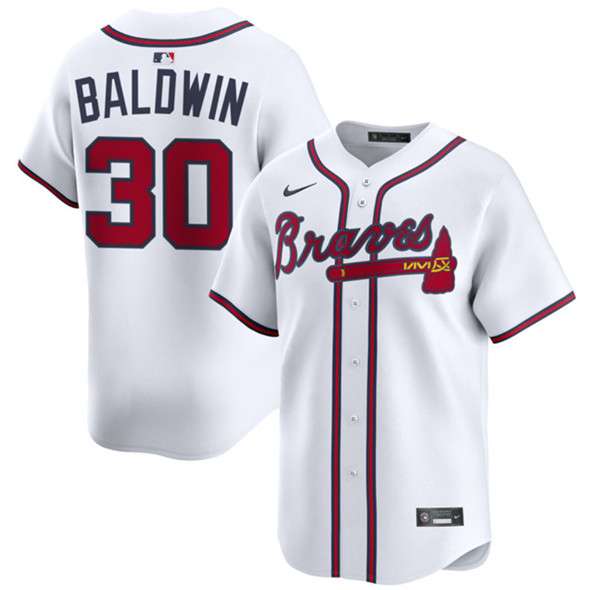 Atlanta Braves #30 Drake Baldwin White 2025 Home Limited Stitched ...