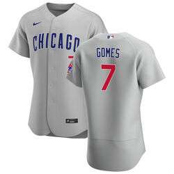Chicago Cubs #7 Yan Gomes Gray Flex Base Stitched Jersey – IVKsport ...