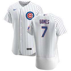 Chicago Cubs #7 Yan Gomes White Flex Base Stitched Jersey – Thefriday89