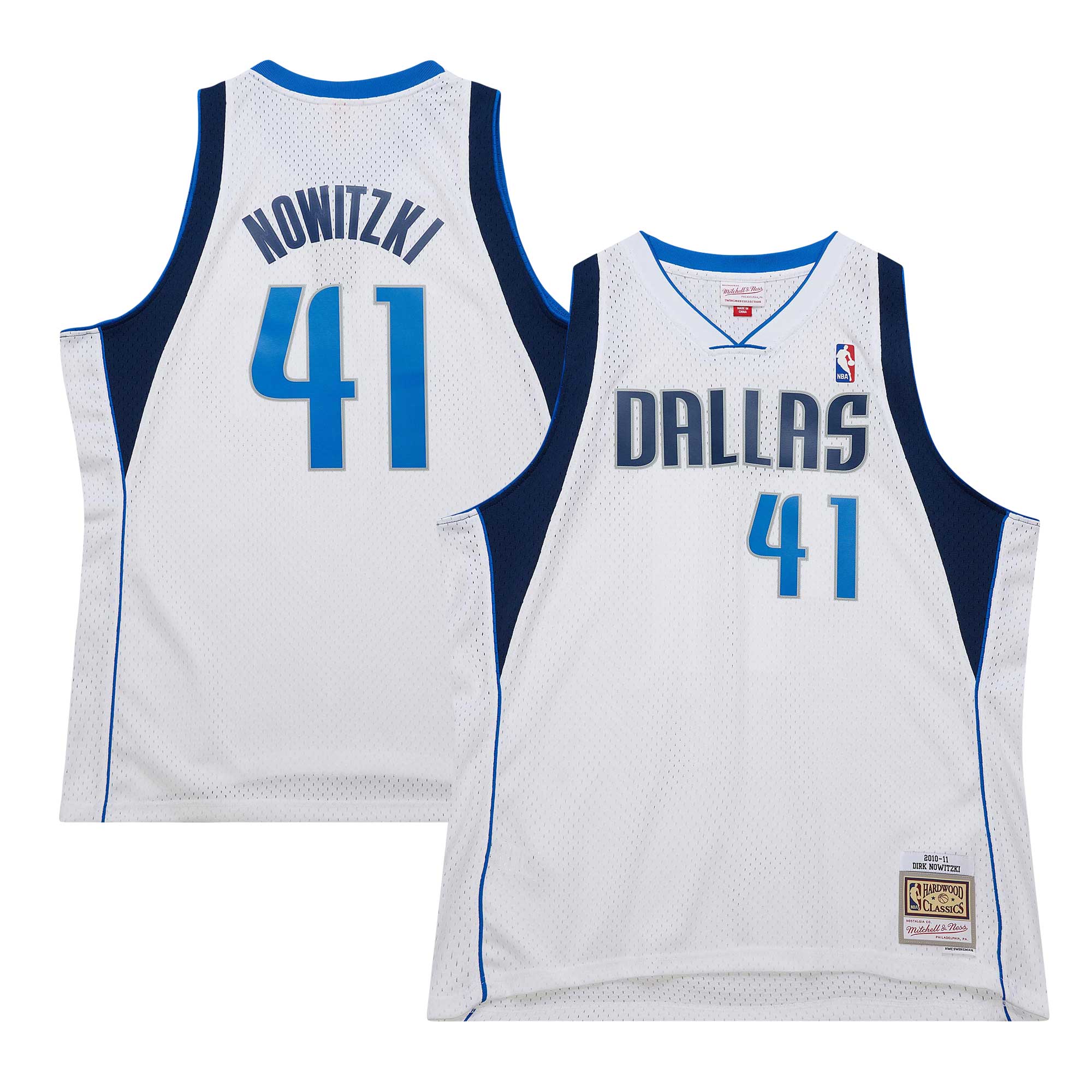 Dirk Nowitzki Dallas Mavericks Mitchell & Ness 2010-11 Hardwood ...
