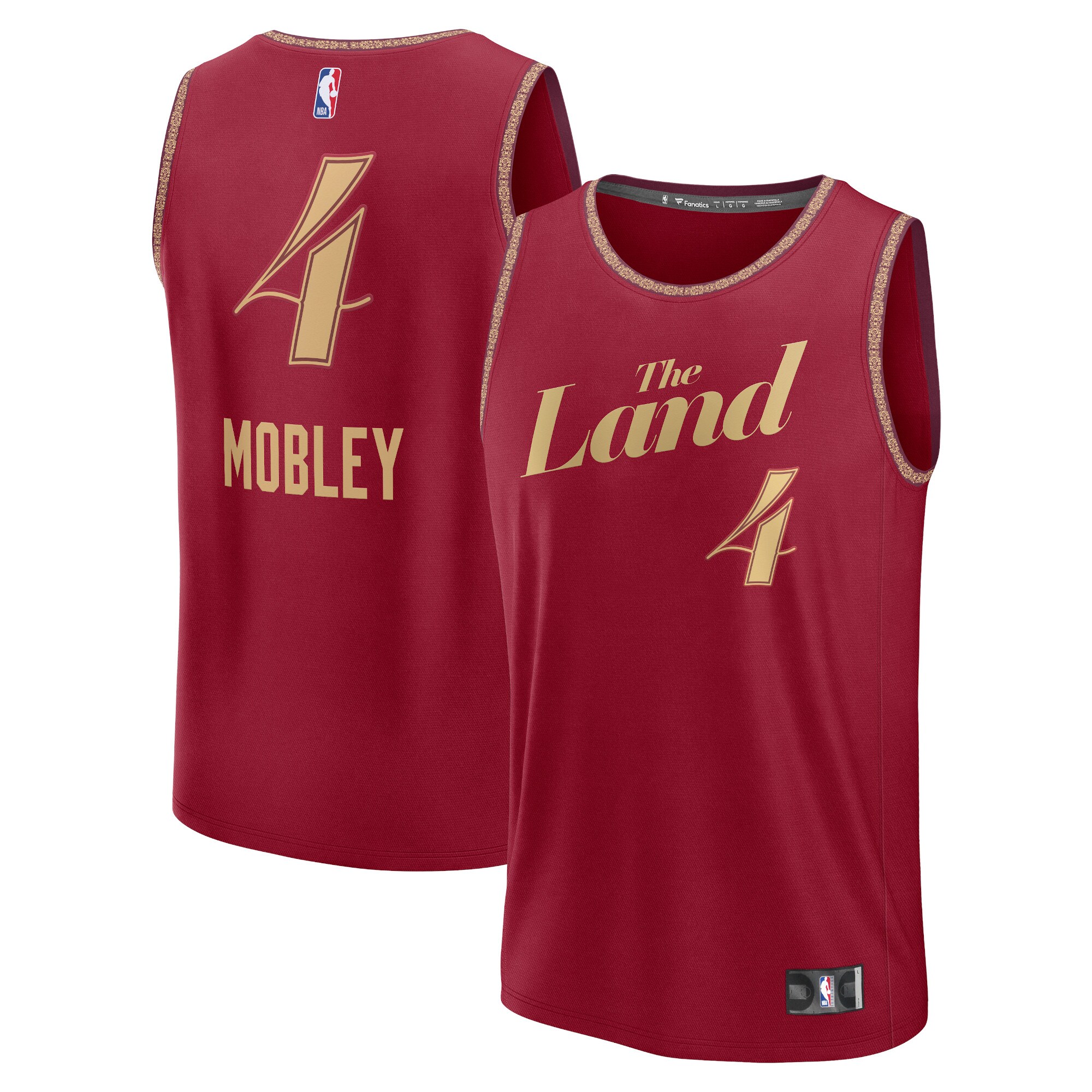 Evan Mobley Cleveland Cavaliers Fanatics Fast Break Jersey – Wine ...