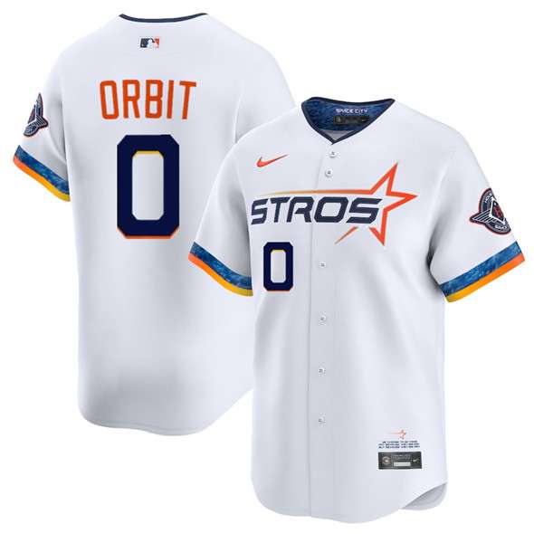 Houston Astros #0 Orbit White 2025 City Connect Limited Stitched ...