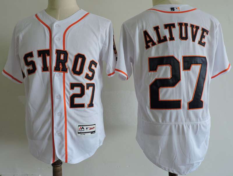 Houston Astros #27 Jose Altuve White Elite Stitched Jersey – Thefriday89