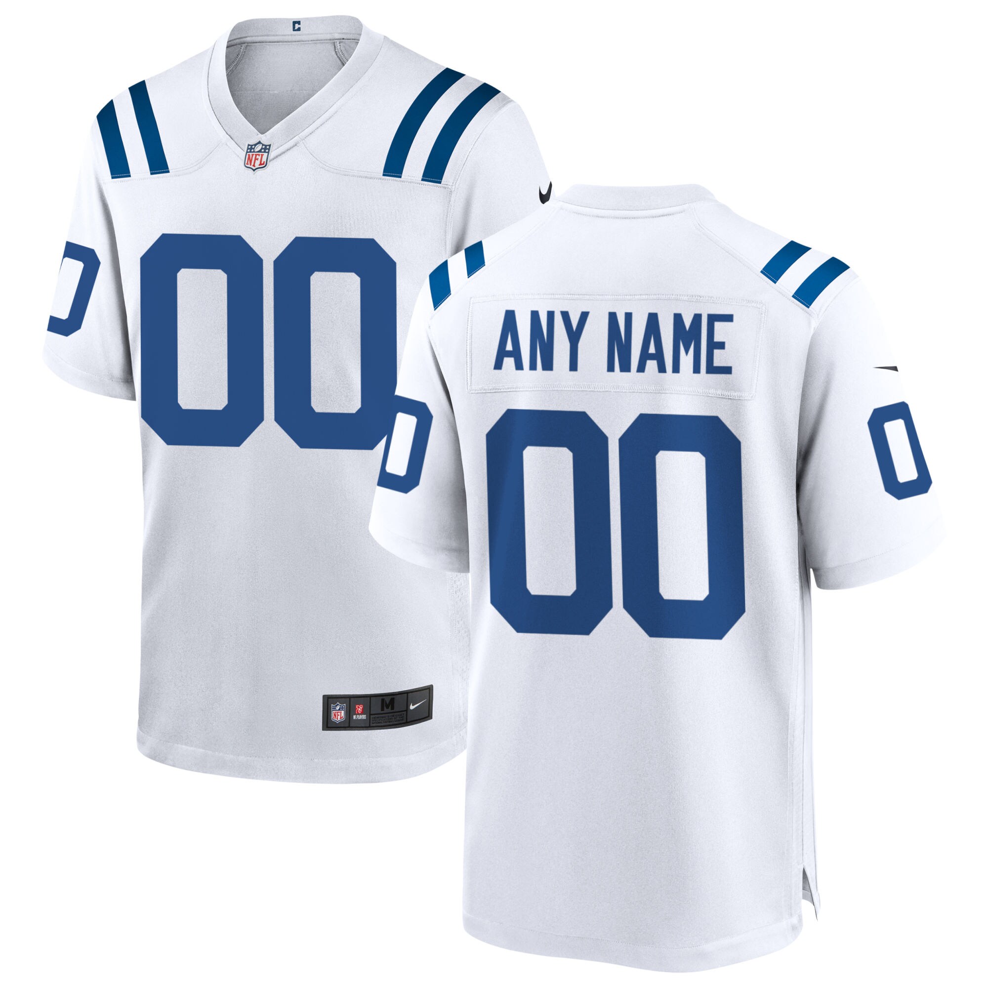 Indianapolis Colts Custom Game Jersey – White – IVKsport – Baseball Jerseys