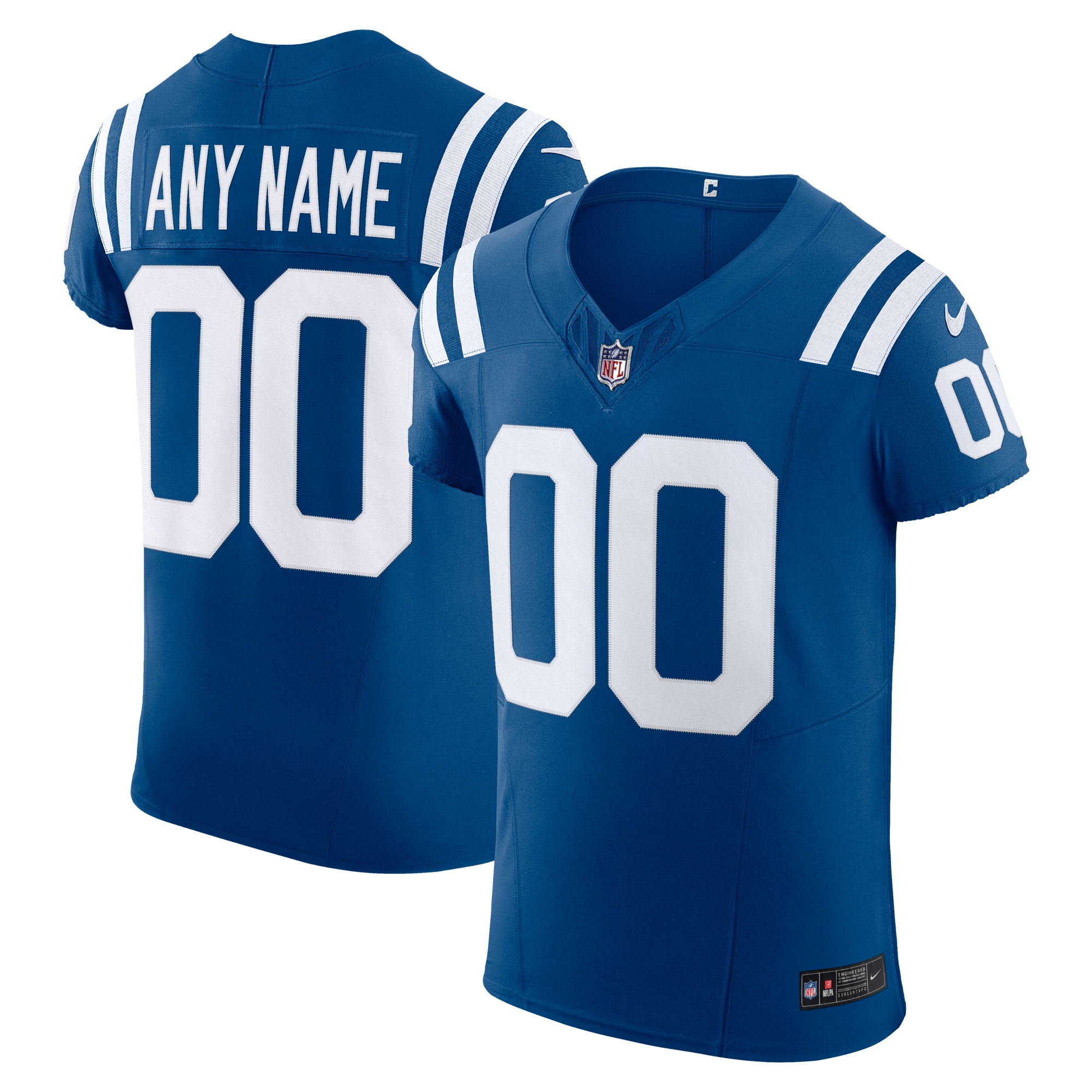 Indianapolis Colts Vapor F.U.S.E. Elite Custom Jersey – Royal ...