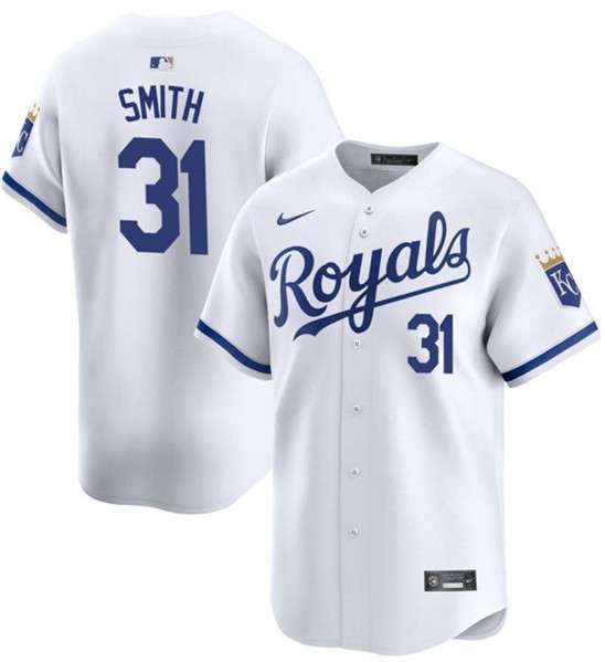 Kansas City Royals #31 Will Smith White 2024 Home Limited Cool Base ...