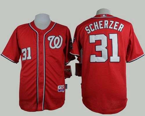 Nationals #31 Max Scherzer Red Cool Base Stitched Jersey – Thefriday89