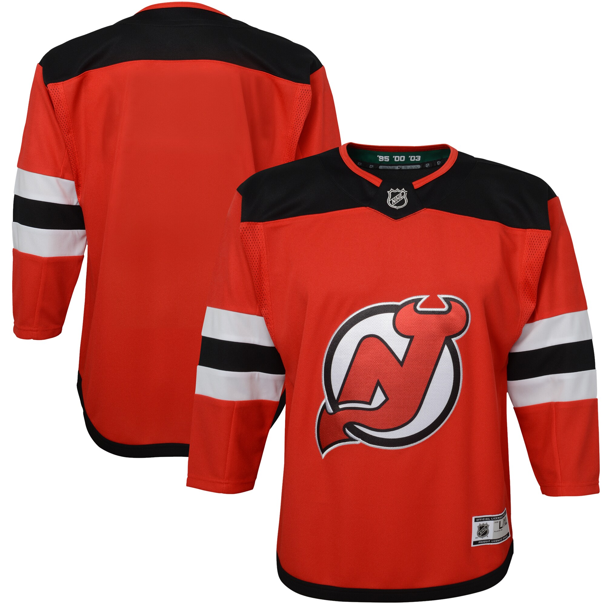New Jersey Devils Youth Home Premier Blank Jersey – Red – IVKsport ...