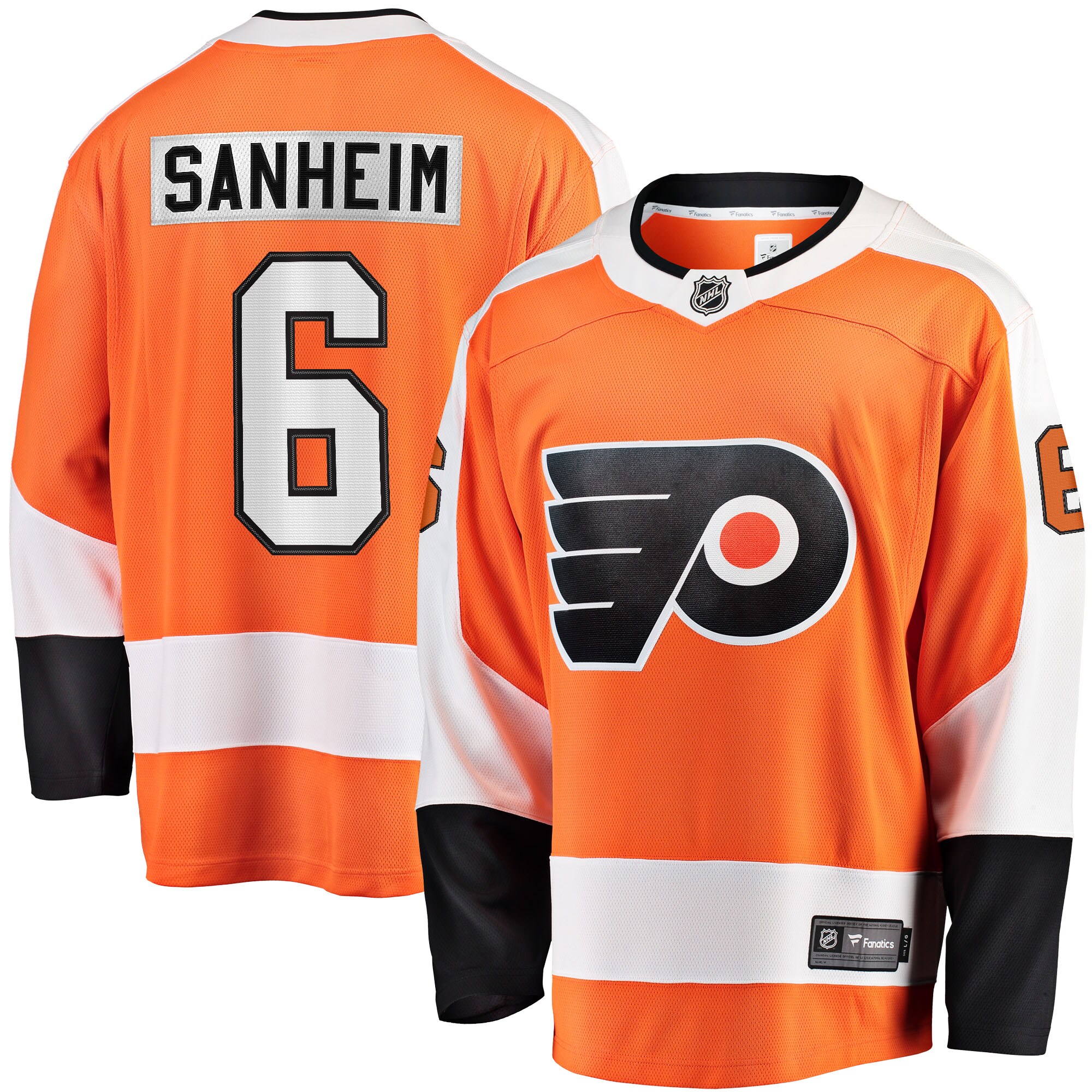 Travis Sanheim Philadelphia Flyers Fanatics Home Breakaway Jersey ...