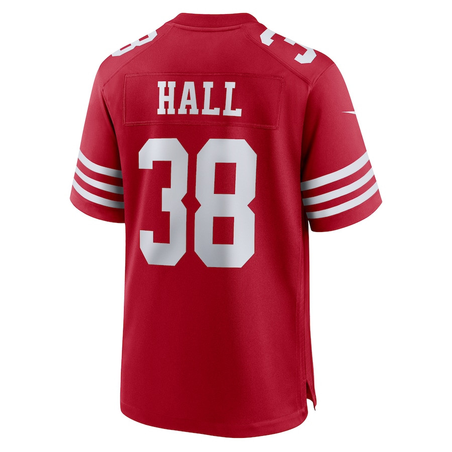 Kemon Hall 38 San Francisco 49ers Team Game Jersey – Zpurifier.com ...