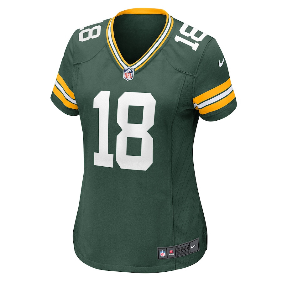 Malik Heath 18 Green Bay Packers Womens Game Jersey – Zpurifier.com ...