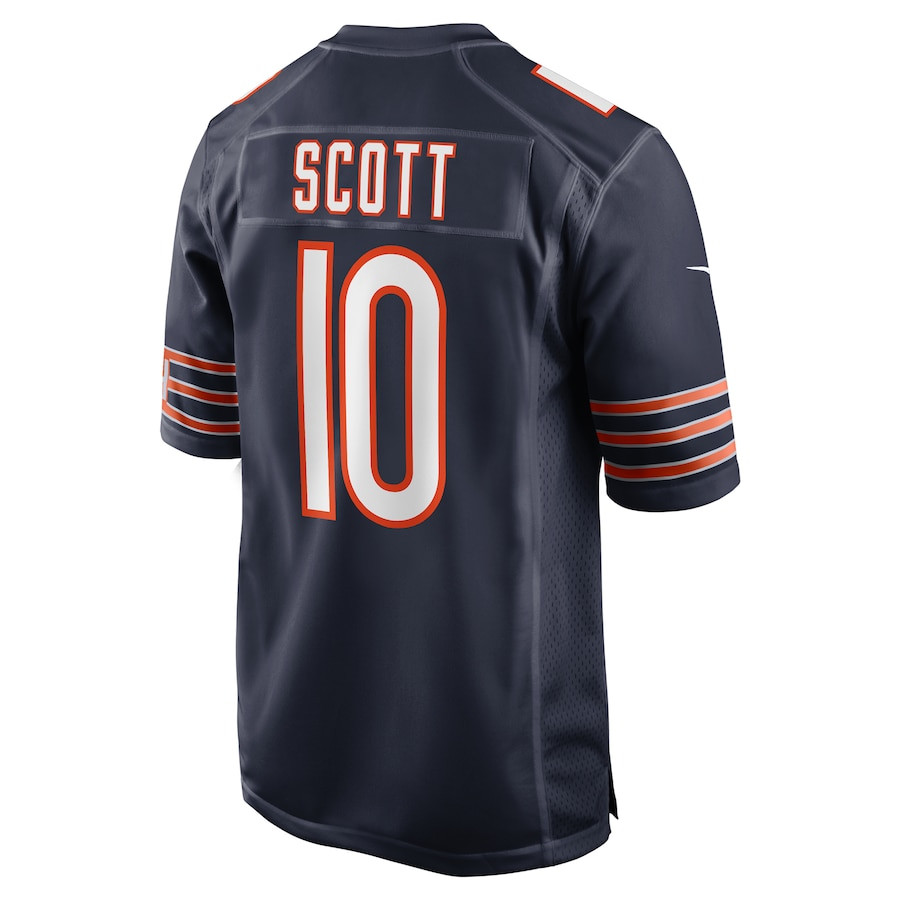 Tyler Scott 10 Chicago Bears Game Jersey – Zpurifier.com – Custom Sport ...